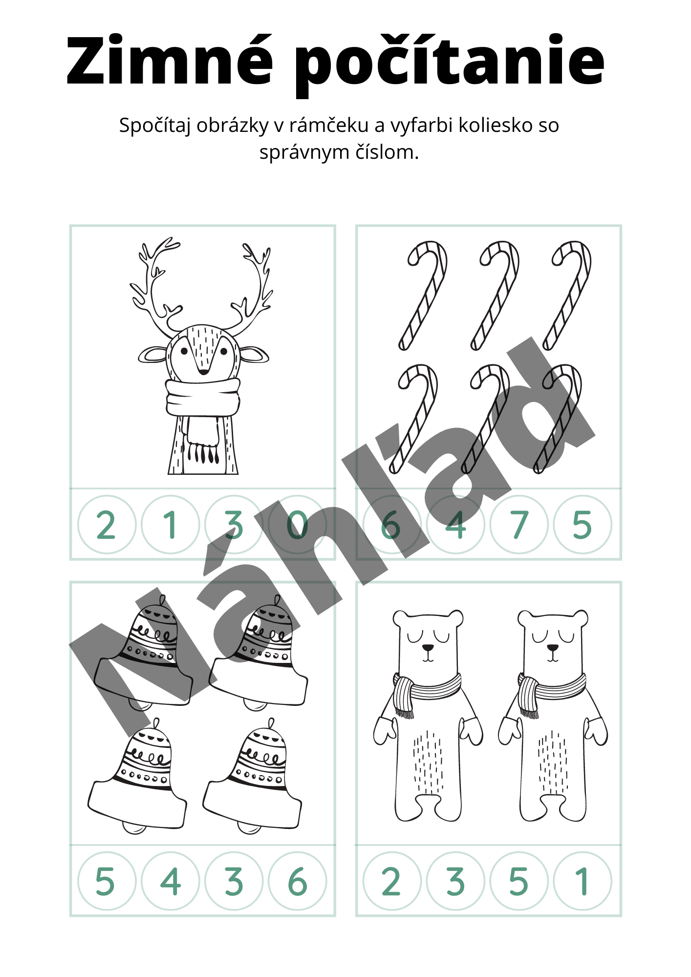Pracovné listy pre predškolákov na celý rok - Nepriradené k predmetu | UčiteliaUčiteľom.sk